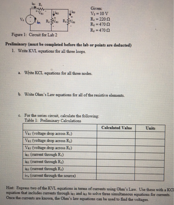 Solved: Write KVL Equations For All Three Loops. A. Write ... | Chegg.com Solved: Write KVL Equations For All Three Loops. A. Write ... | Chegg.com