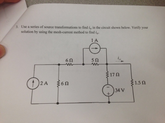 Solved Use A Series Of Source Transformations To Find I