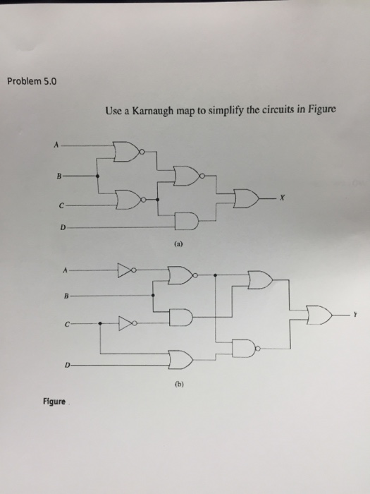 Use A Karnaugh Map To Simplify The Circuits In Figure 
