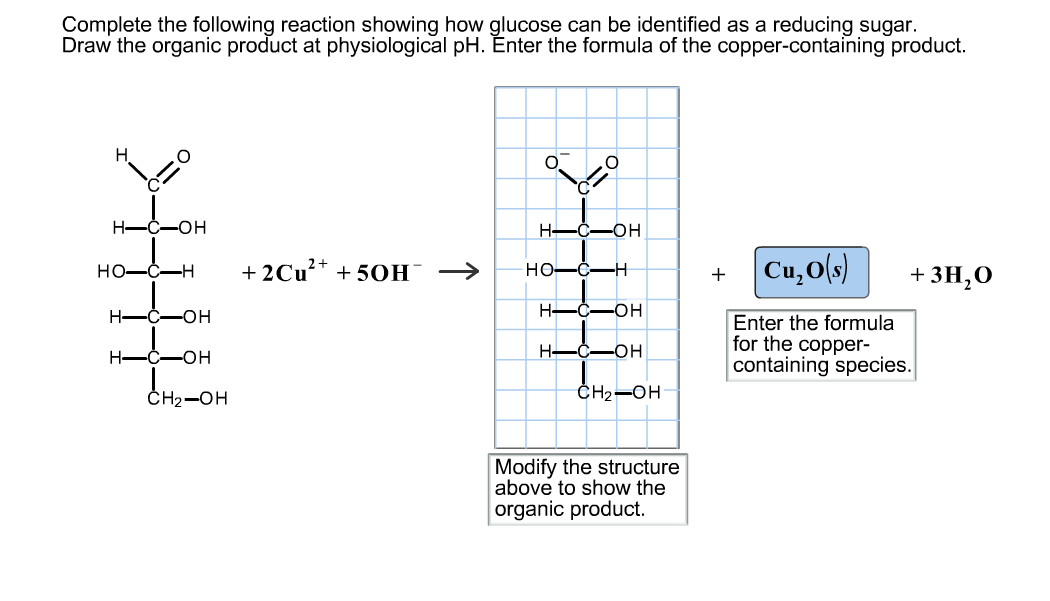 Complete The Following Reaction Showing How Glucose ... | Chegg.com Complete The Following Reaction Showing How Glucose ... | Chegg.com