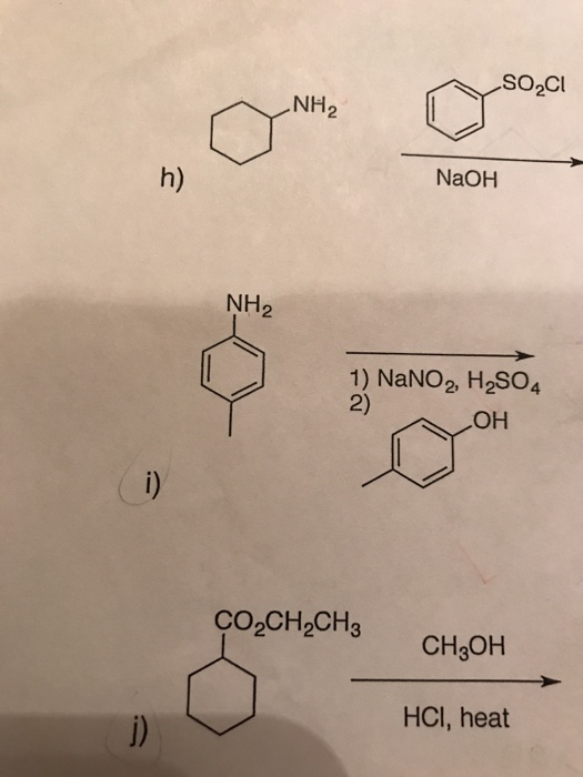 Solved: SO2Cl NH2 NaOH H) NH2 1) NaNO2, H2SO4 2) 2 2504 OH... | Chegg.com Solved: SO2Cl NH2 NaOH H) NH2 1) NaNO2, H2SO4 2) 2 2504 OH... | Chegg.com