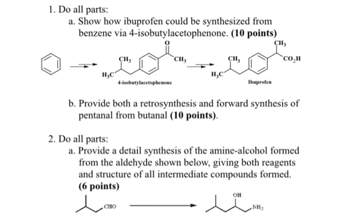 Solved: Provide Both A Retro Synthesis And Forward Synthes... | Chegg.com Solved: Provide Both A Retro Synthesis And Forward Synthes... | Chegg.com