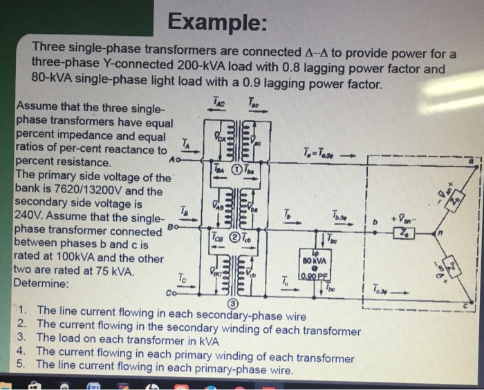 Solved: Three Single-phase Transformers Are Connected Delt... | Chegg.com Solved: Three Single-phase Transformers Are Connected Delt... | Chegg.com