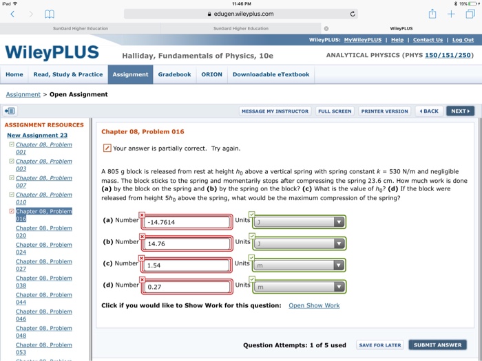 Physics Archive | November 10, 2017 | Chegg.com