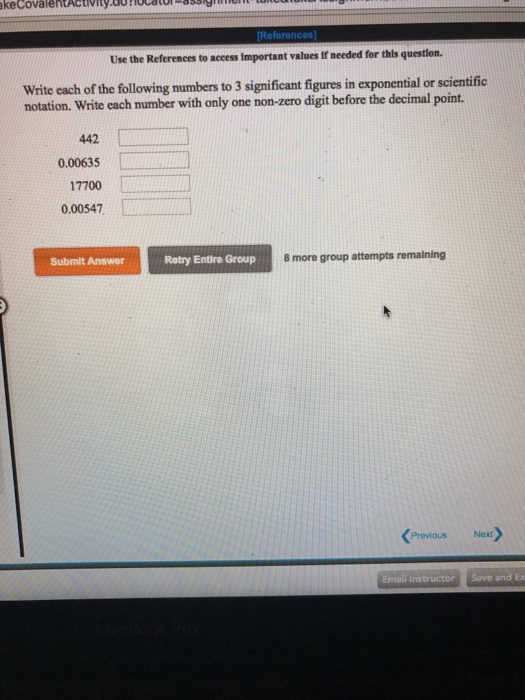 Solved: Write Each Of The Following Numbers To Significant... | Chegg.com Solved: Write Each Of The Following Numbers To Significant... | Chegg.com