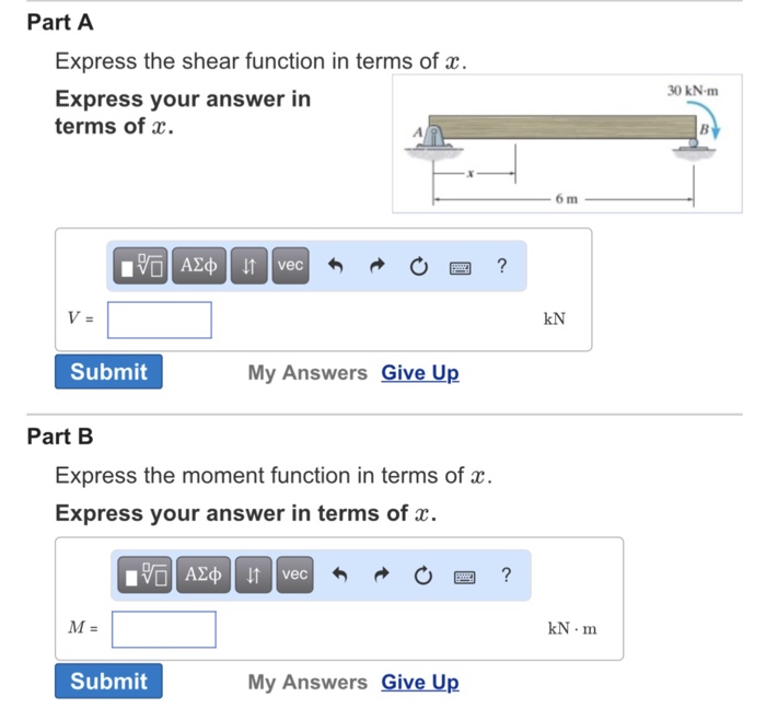Solved Express the shear function in terms of x. Express | Chegg.com Solved Express the shear function in terms of x. Express | Chegg.com