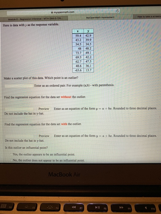 Solved myopenmath.com MyOpenMath Assessment Module | Chegg.com