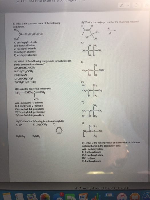Chemistry Archive | January 11, 2018 | Chegg.com