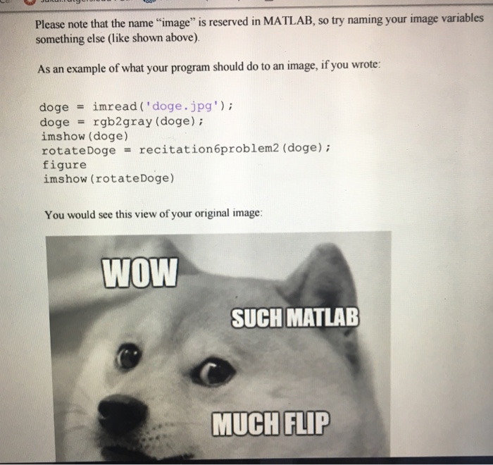 Solved And Submit] Write A Matlab Function That Takes A M