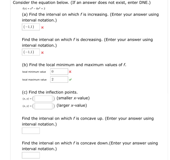 Solved: Consider The Equation Below. (If An Answer Does No... | Chegg.com