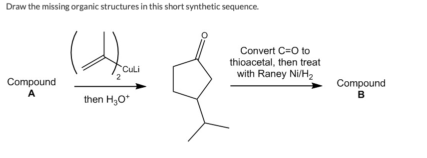 Solved: Draw The Missing Organic Structures In This Short ... | Chegg.com