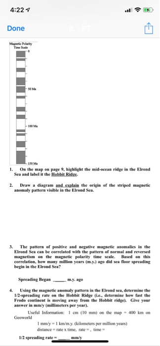 Solved: 4:22 Done "Geoworld" Plate Tectonics Lab © 2003 An... | Chegg.com