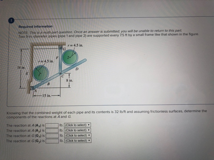 Solved Required information NOTE: This is a multh-part | Chegg.com