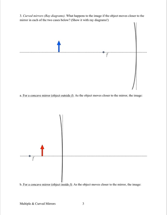 Solved: PHYS 251 Recitation 04: Multiple&Curved Mirrors Se... | Chegg.com