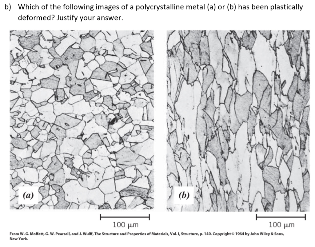 Solved: B) Which Of The Following Images Of A Polycrystall... | Chegg.com
