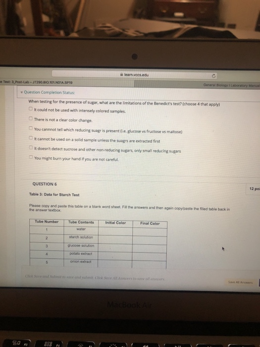 Solved: Learn.vccs.edu St: 3, Post-Lab-JT290.81O.101N01A.S... | Chegg.com