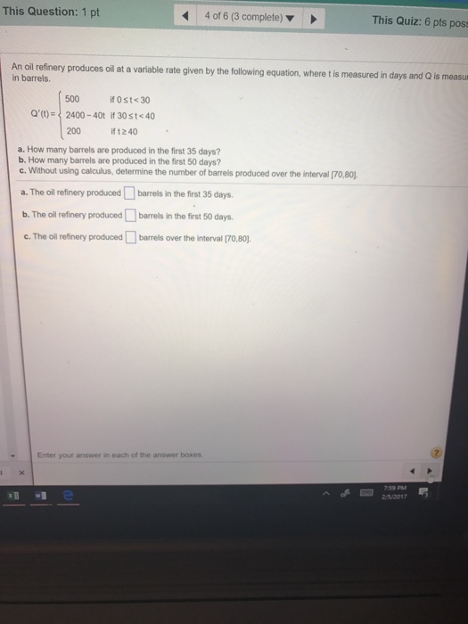 Solved: An Oil Refinery Produces Oil At A Variable Rate Gi... | Chegg.com