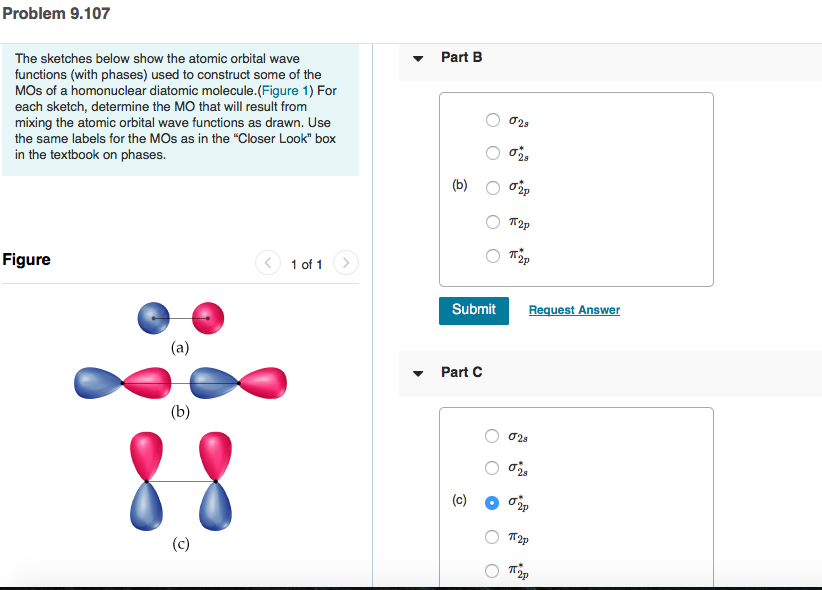 Problem 9.107 The sketches below show the atomic | Chegg.com