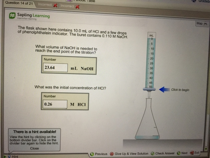 Solved: Question 14 Of 21 In Incorrect Sapling Learning Ma... | Chegg.com