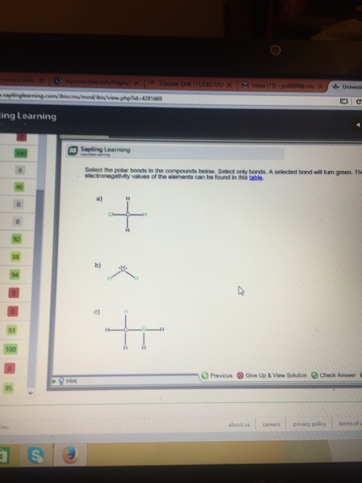 Solved: Universi Phpd-4281669 Ing Learning Sapling Learnin... | Chegg.com