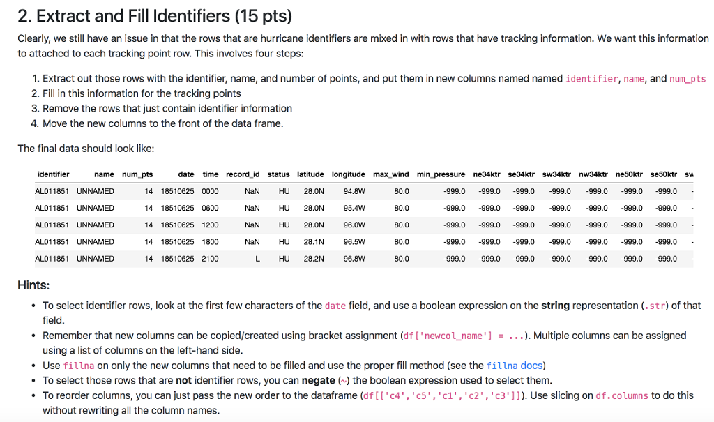 Dataframe Row Names Python
