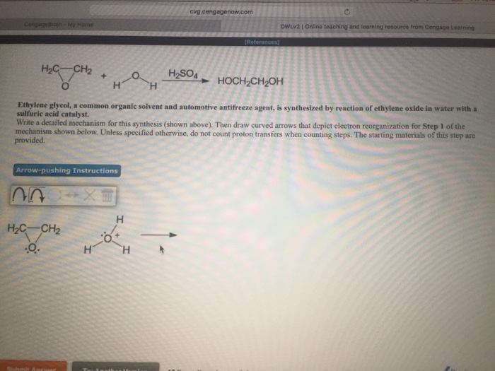 Solved: Ethylene Glycol, A Common Organic Solvent And Auto... | Chegg.com