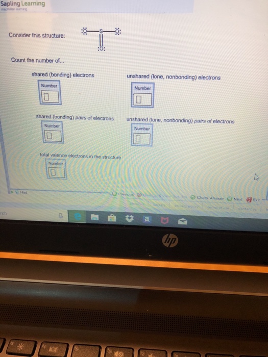 Solved: Sapling Learning Consider This Structure: Count Th... | Chegg.com