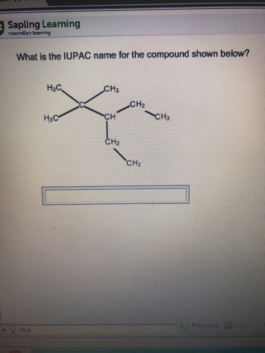 Solved: Sapling Learning Macmillan Leaming What Is The IUP... | Chegg.com