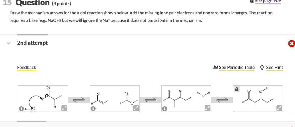Solved: Draw The Mechanism Arrows For The Aldol Reaction S... | Chegg.com