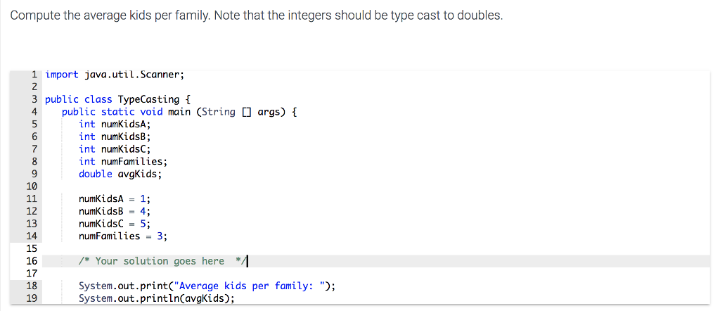 Solved: Compute The Average Kids Per Family. Note That The... | Chegg.com