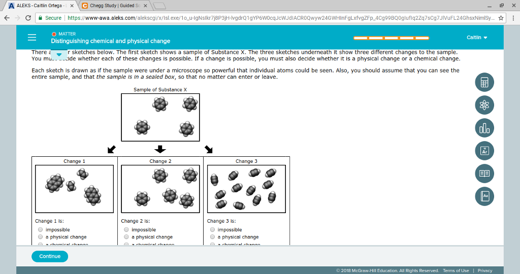 Solved: A ALEKS-Caitlin OrtegaChegg Study Guided Sc X > C ... | Chegg.com