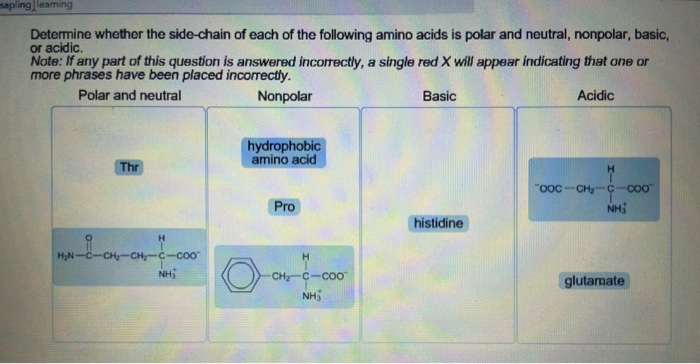 Determine Whether The Side-chain Of Each Of The Fo... | Chegg.com