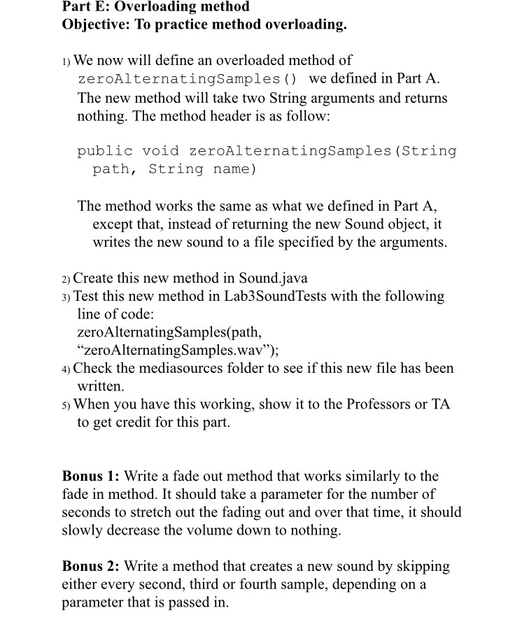 Part A Explore Sound Quality Objective Figure Out