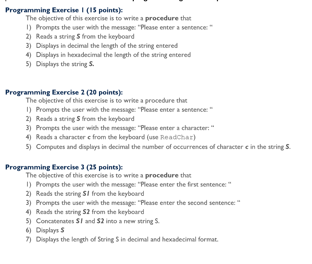 Programming Exercise (5 points): The objective of | Chegg.com