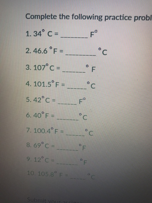 Solved Complete the following practice probl 1.34 C- 2. 46.6 | Chegg.com