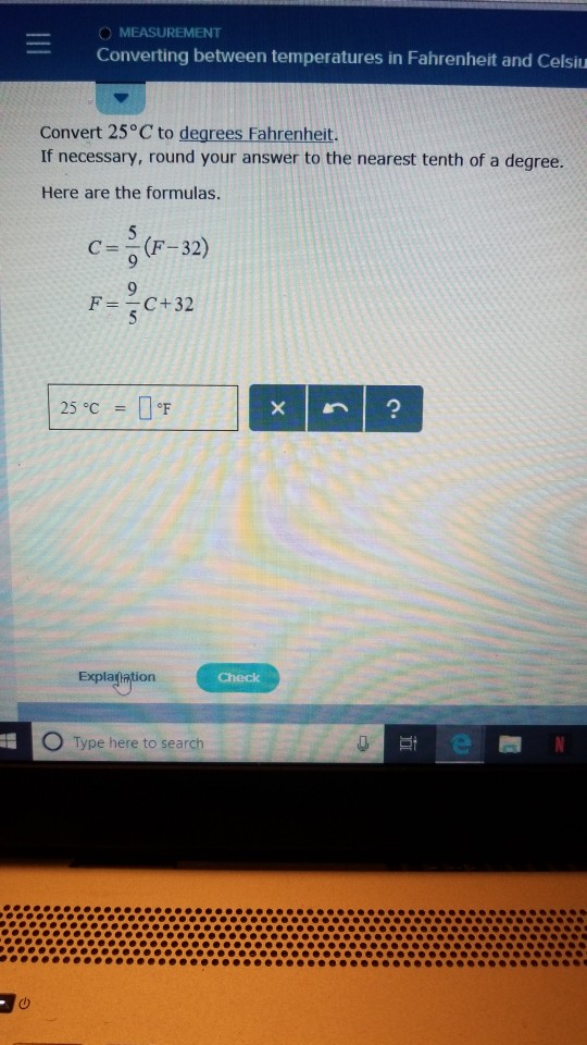 Solved O MEASUREMENT Converting between temperatures in | Chegg.com