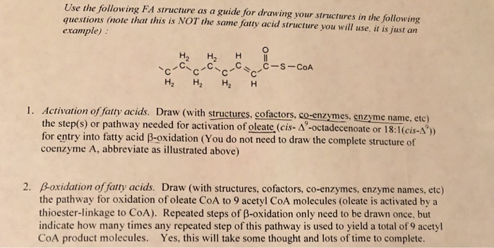Solved Use the following FA structure as a guide for drawing | Chegg.com