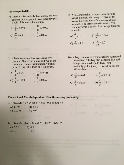 Solved: Find The Number Of Possible Outcomes In The Sample... | Chegg.com