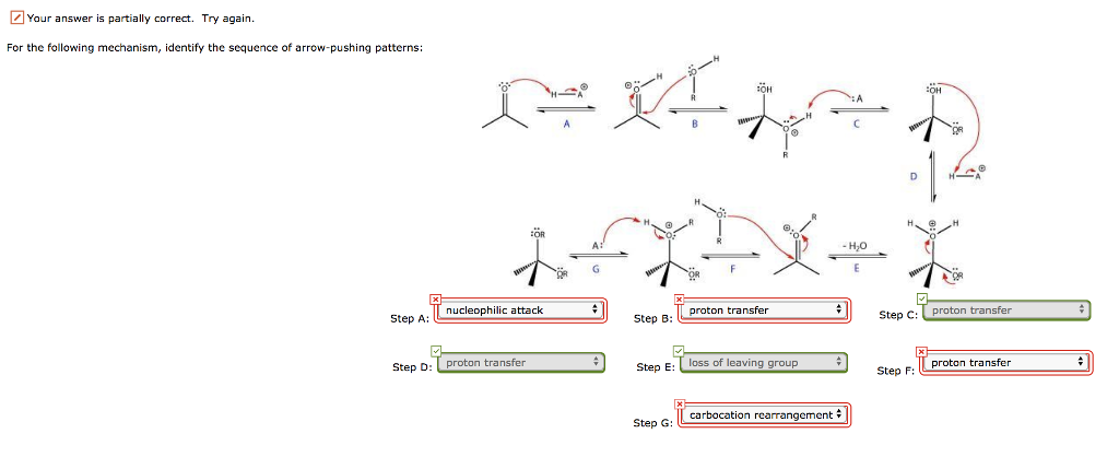 Solved: For The Following Mechanism, Identify The Sequence... | Chegg.com