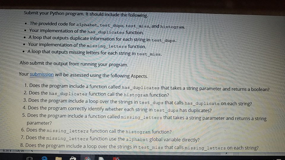 Solved Start with the following Python code. | Chegg.com