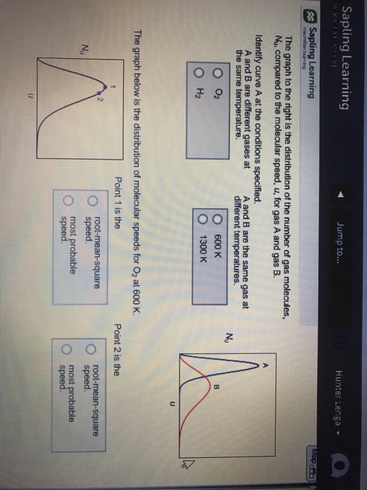 Solved: Sapling Learning Jump To... Hunter Lenga 6a Sapl... | Chegg.com