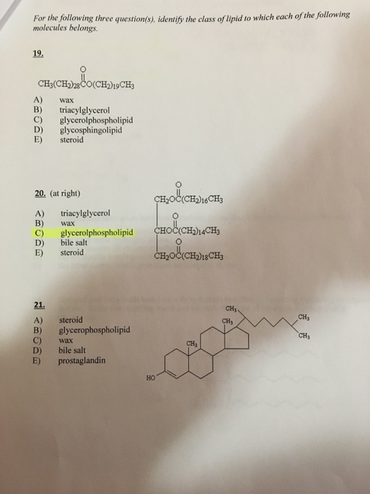 Solved: For The Following Three Questions) Identify The Cl... | Chegg.com Solved: For The Following Three Questions) Identify The Cl... | Chegg.com