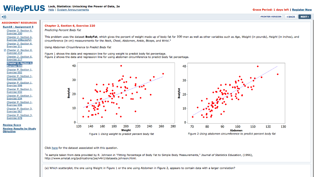 Solved: Lock, Statistics: Unlocking The Power Of Data, 2e ... | Chegg.com