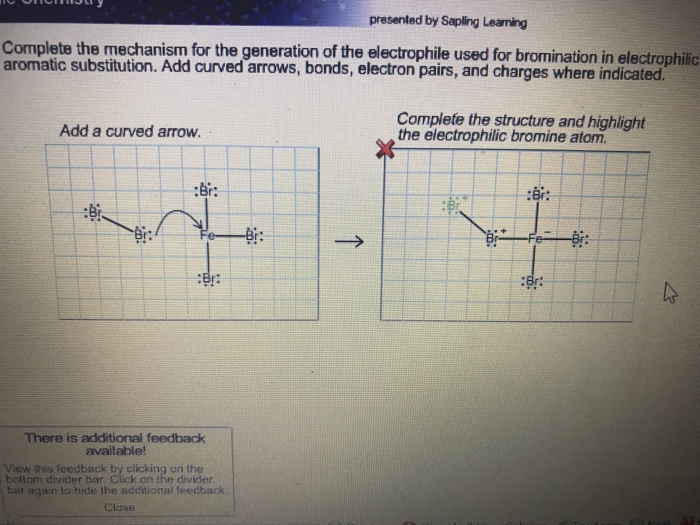 Solved: Complete The Mechanism For The Generation Of The E... | Chegg.com
