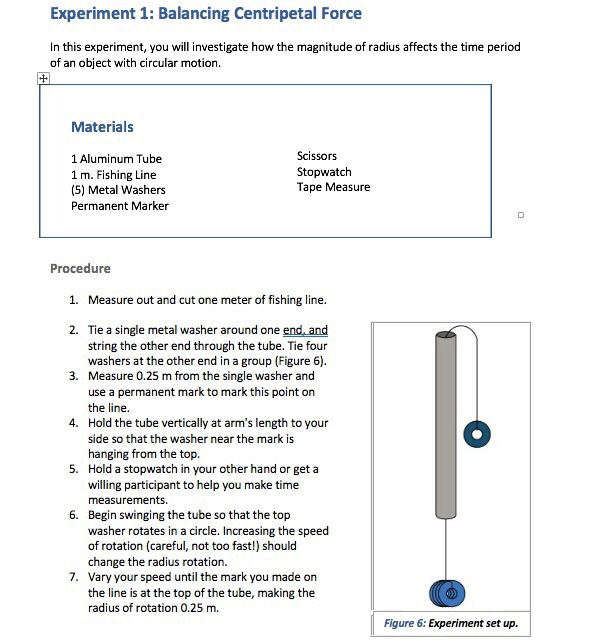 Solved: Experiment 1: Balancing Centripetal Force In This ... | Chegg.com Solved: Experiment 1: Balancing Centripetal Force In This ... | Chegg.com