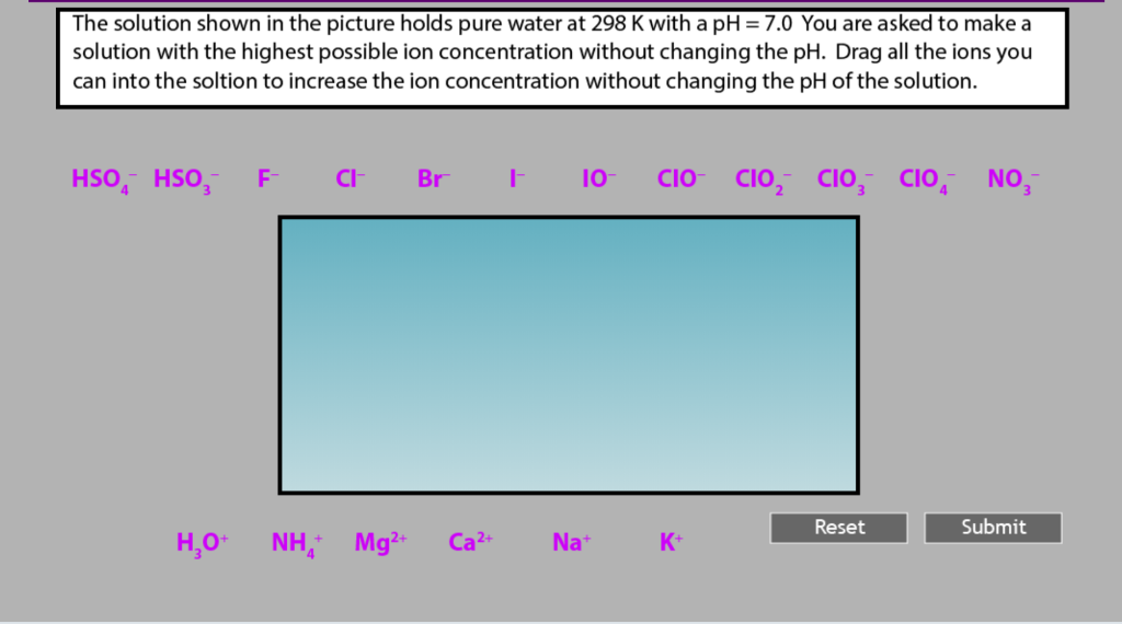 Solved The solution shown in the picture holds pure water at | Chegg.com