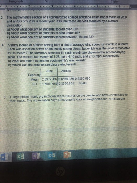 Solved: Pearson My Math Lab Homework Problems For Course S... | Chegg.com