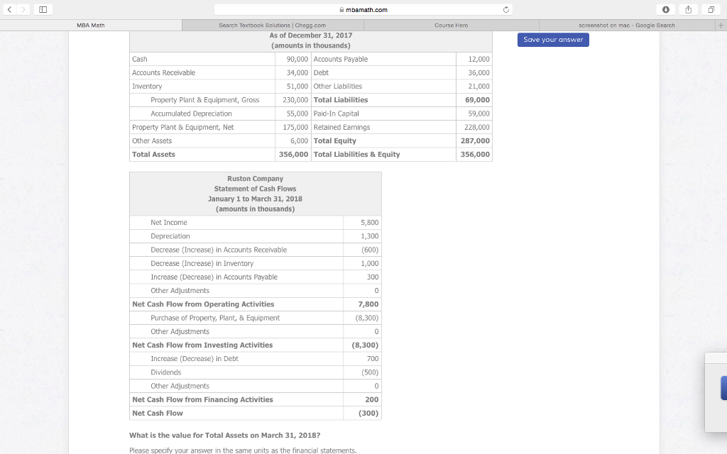 Solved mbamath.com MBA Math Search Textbook Solutions | Chegg.com