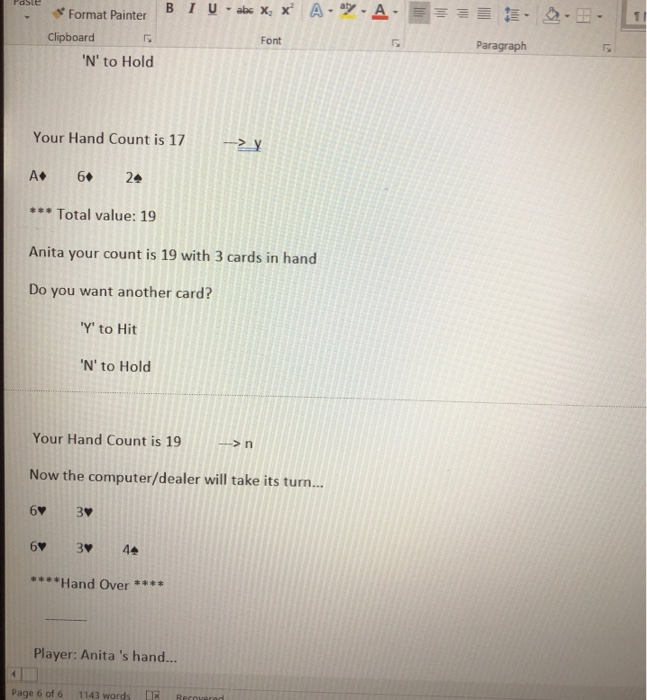 Clipboard Font Paragraph Need more than one java | Chegg.com