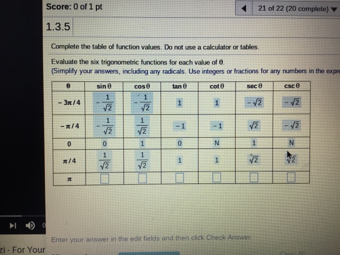 Solved Score: 0 of 1 pt | 21 of 22 (20 complete) 1.3.5 | Chegg.com